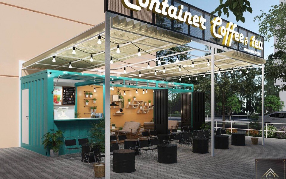 Thiết Kế Quán Cafe Container